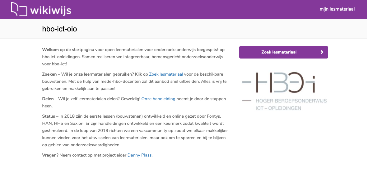 HBO-ICT – Open onderwijs